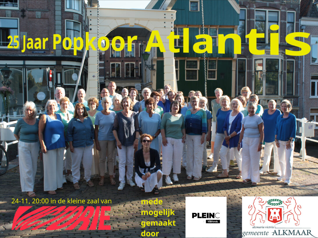 Popkoor Atlantis 25 jaar - Podium Victorie